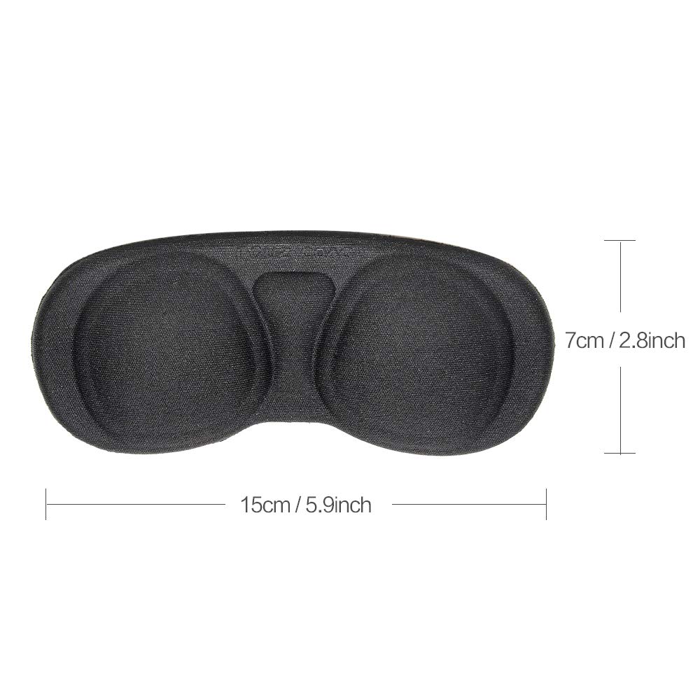 (1 Pack) VR Lens Protective Cover Dust Proof Cover for Oculus Quest 2,anti-scratch Anti-dust Washable Protective Sleeve - Black