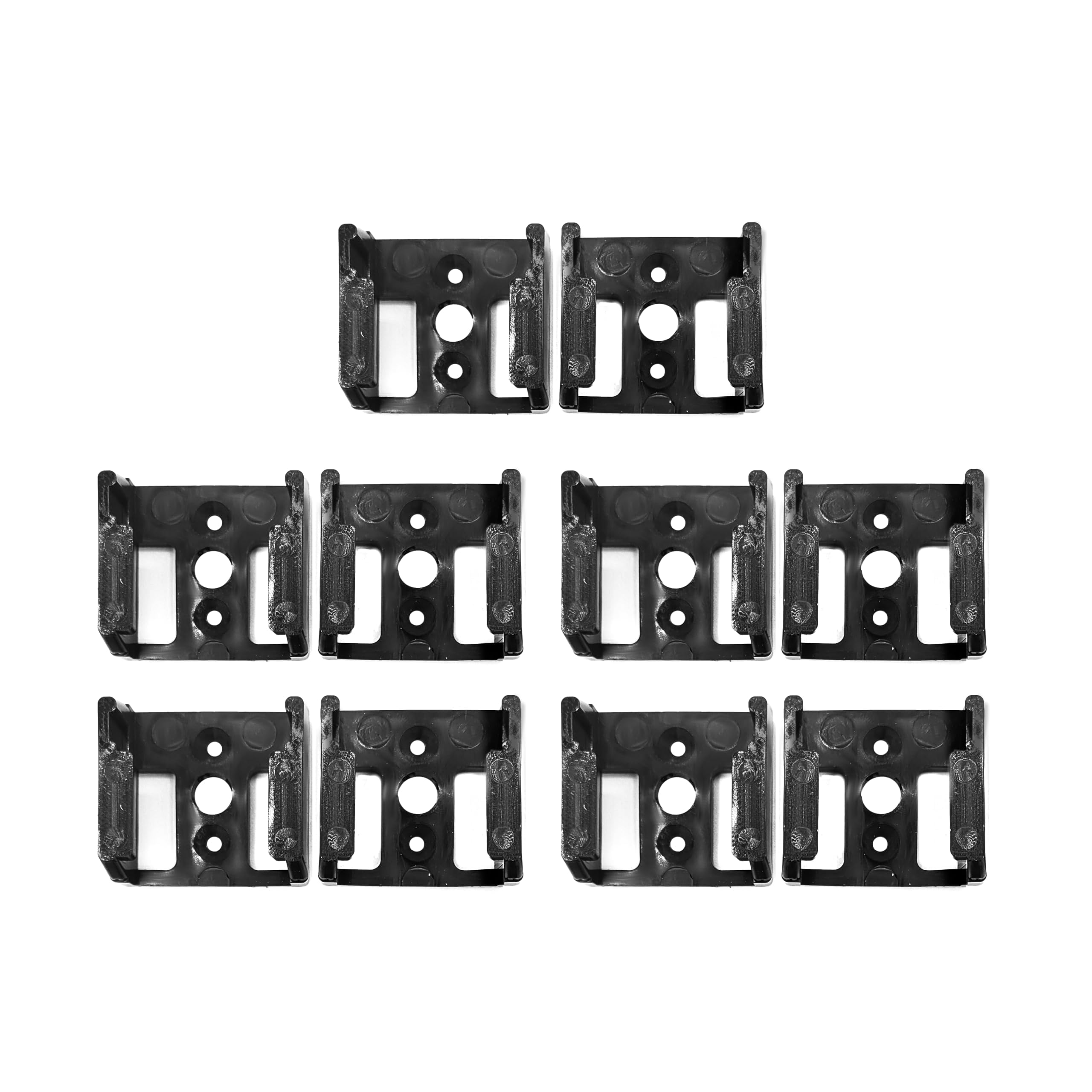 (10 Pack) Locking Battery Holder for Milwaukee M18 Batteries - Wall Mount - Commander Tools