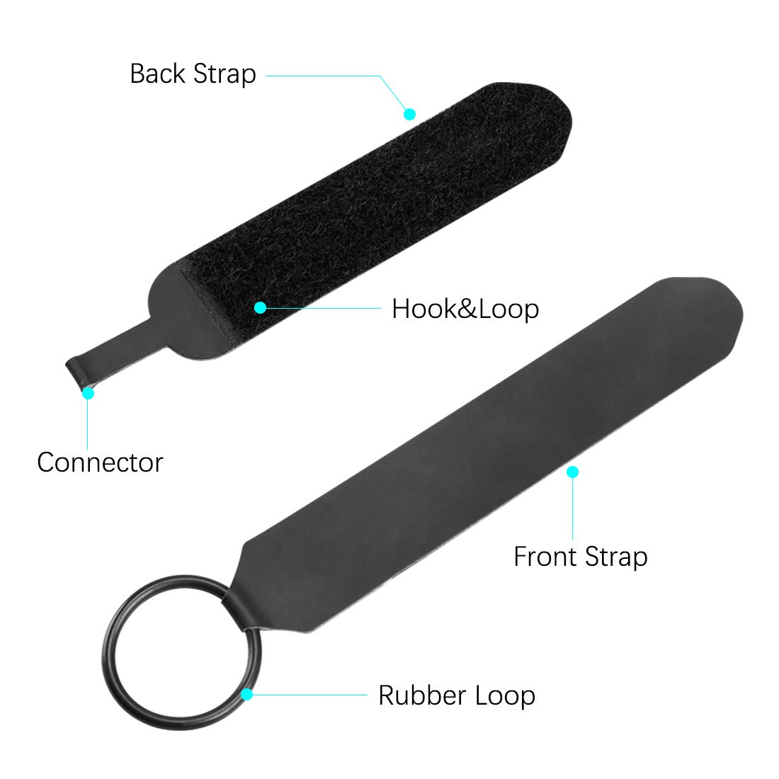 (1 Pair) Orzero Adjustable Hand Grip Straps Accessories for Quest, Rift S VR Gaming Headset Controller, Handle Dropping Prevention