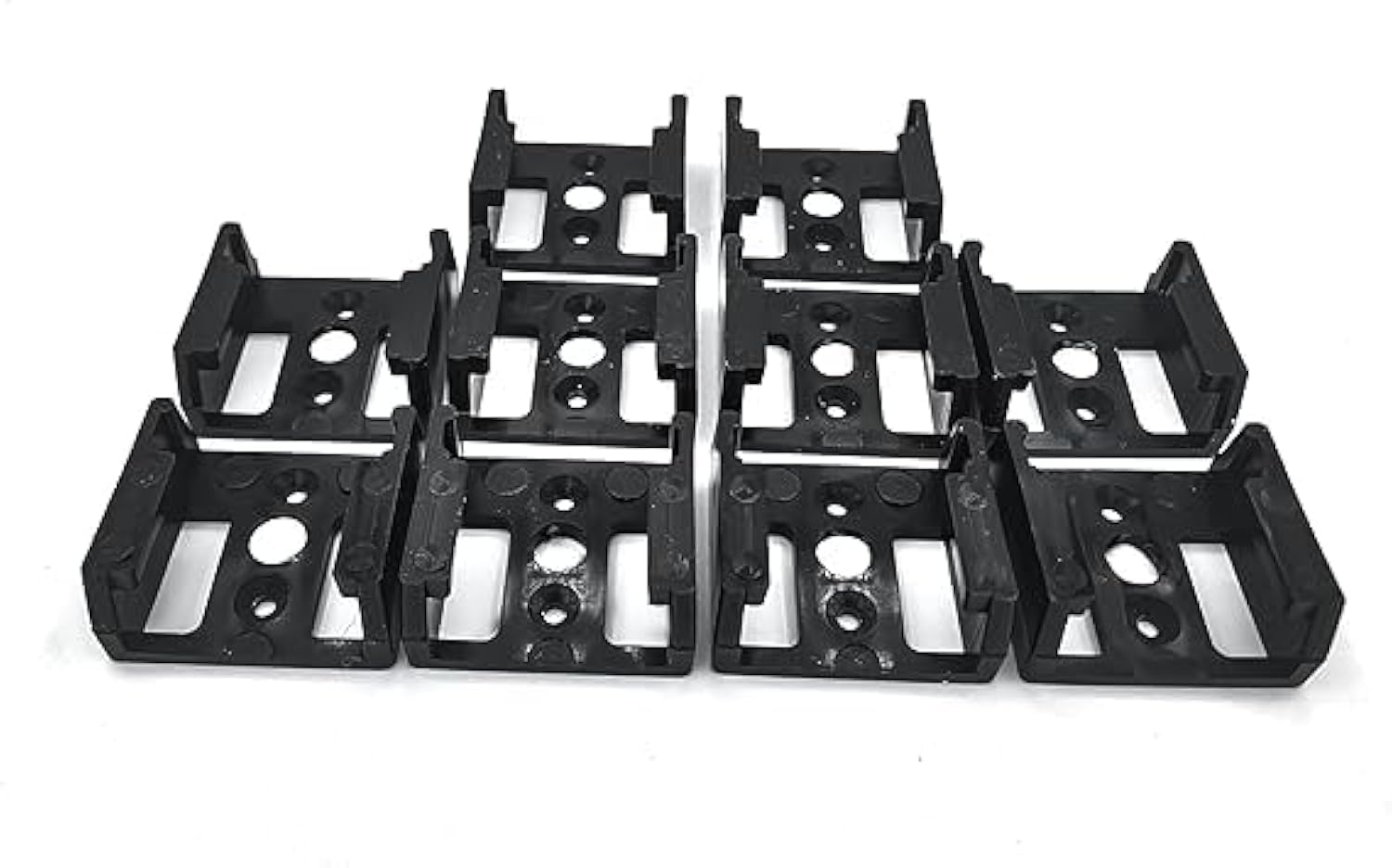 (10 Pack) Locking Battery Holder for Milwaukee M18 Batteries - Wall Mount - Commander Tools