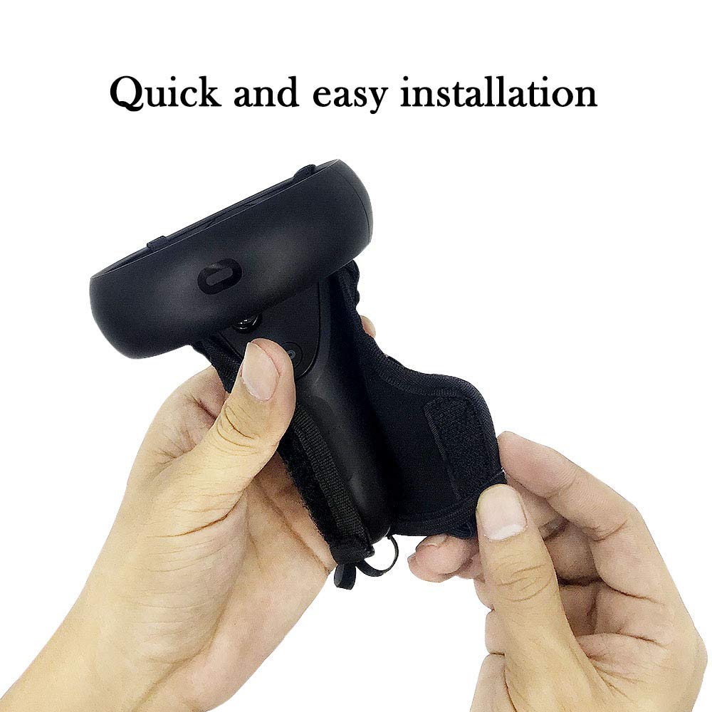 (1 Pair) Orzero Controller Grip Strap Cover Compatible for Quest VR, Rift S, Washable Protective Sleeve VR Gaming Headset Controller