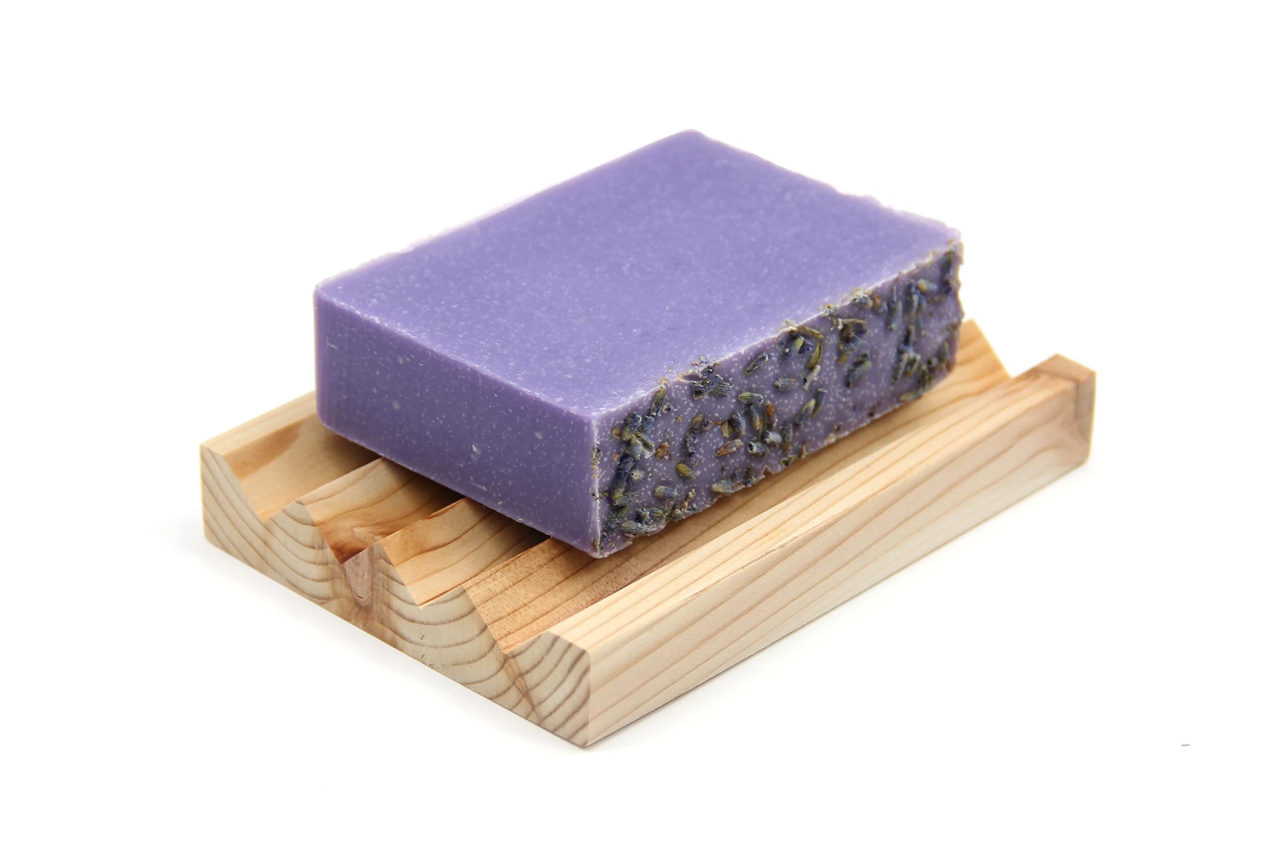 (2 Pack Cedar Large) Cedar Soap Dish - Handcrafted 100% Cedar Wood soap Dish - Soap Saver Dish - soap Dish - Soap Saver, Tray and Holder for Shower, Bathroom and Kitchen - Made in Canada