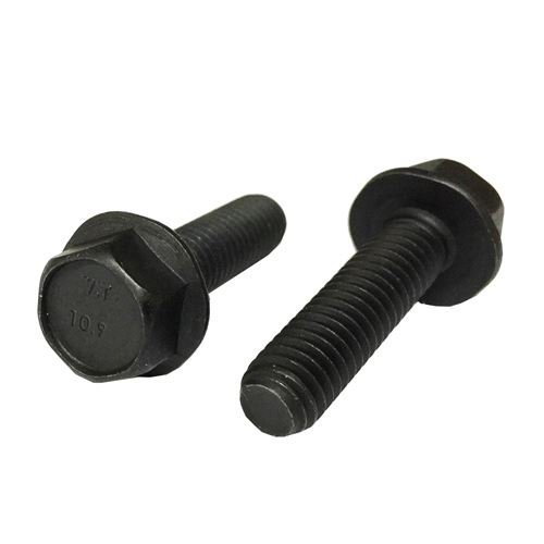 (10) M8-1.25x20 Metric Class 10.9 Hex Flange Bolts Frame Cap Screws Phos & Oil