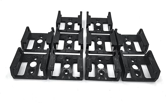 (10 Pack) Locking Battery Holder for Milwaukee M18 Batteries - Wall Mount - Commander Tools