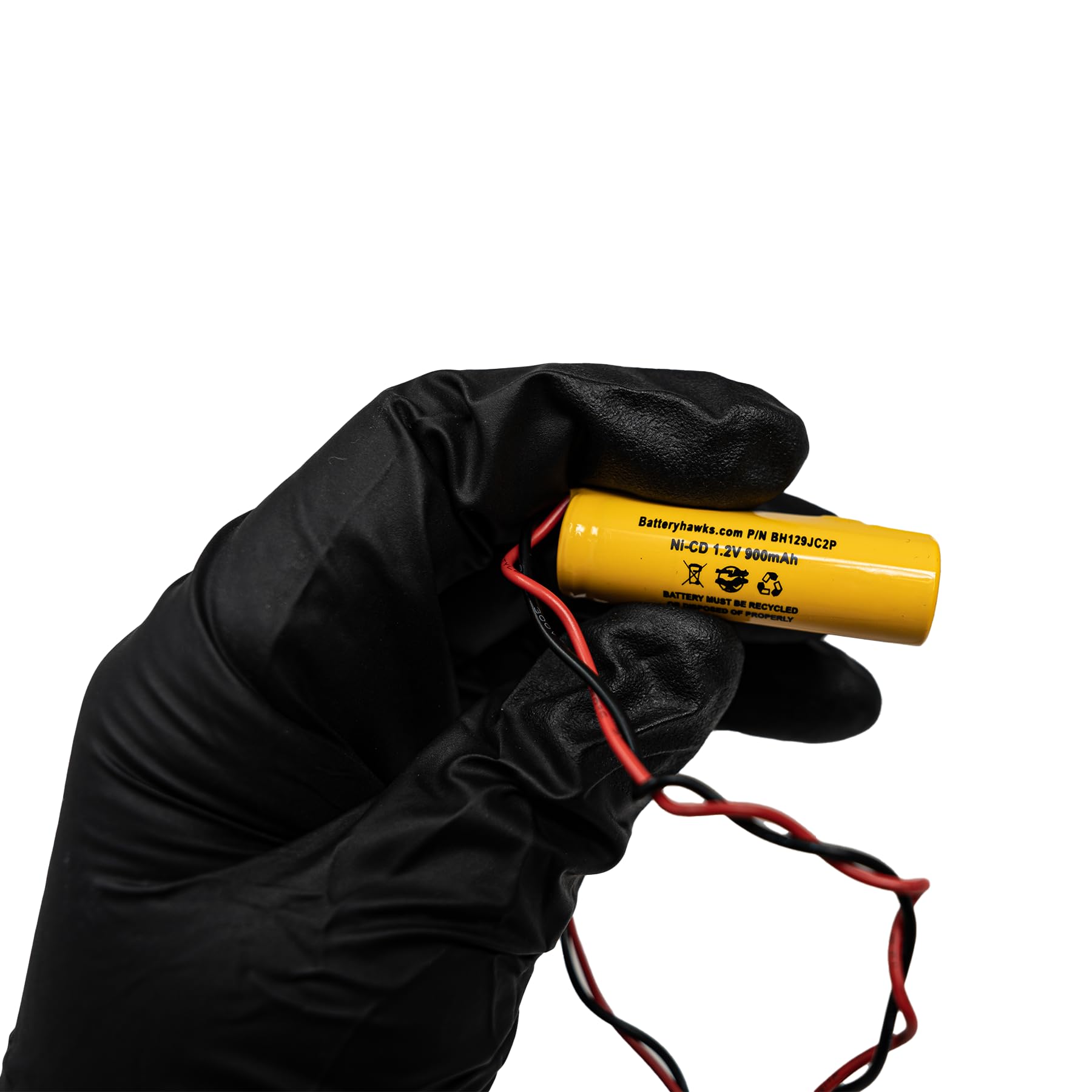 (10 Pack) OSA268 Custom-332 ELB CS01 EXR LED EL M6 AA900mAh 1.2v Ni-CD AA 900mAh 1.2v Battery Exit Sign Emergency Light BST D-AA900BT