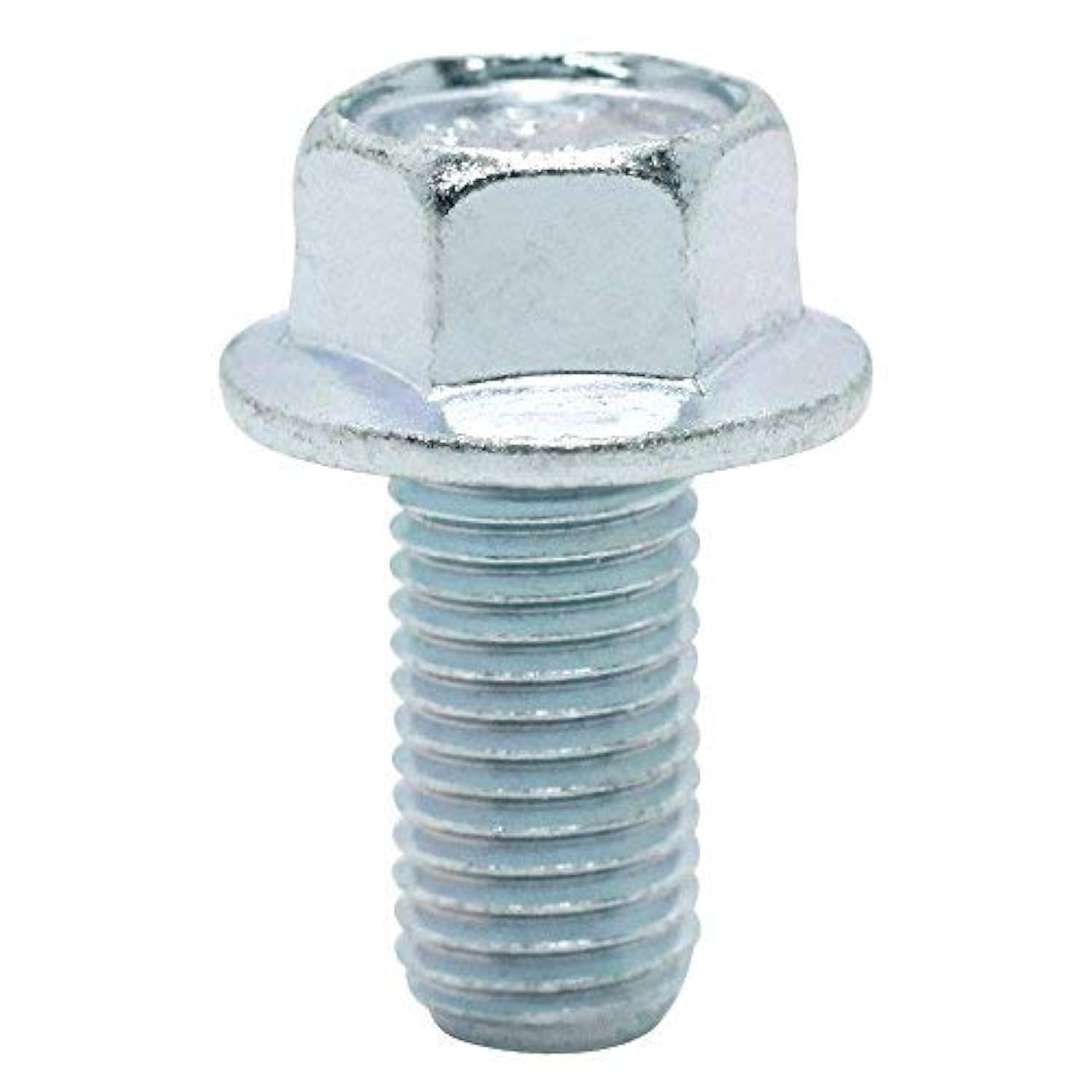 (15pcs) BelMetric M10X1.25X20mm JIS Hex Head Flange Bolt 14mm Wrench, Class 10.9 Plated Zinc for Automobile, Motorcycle, and Mechanical Applications BF10X1.25X20CLZ