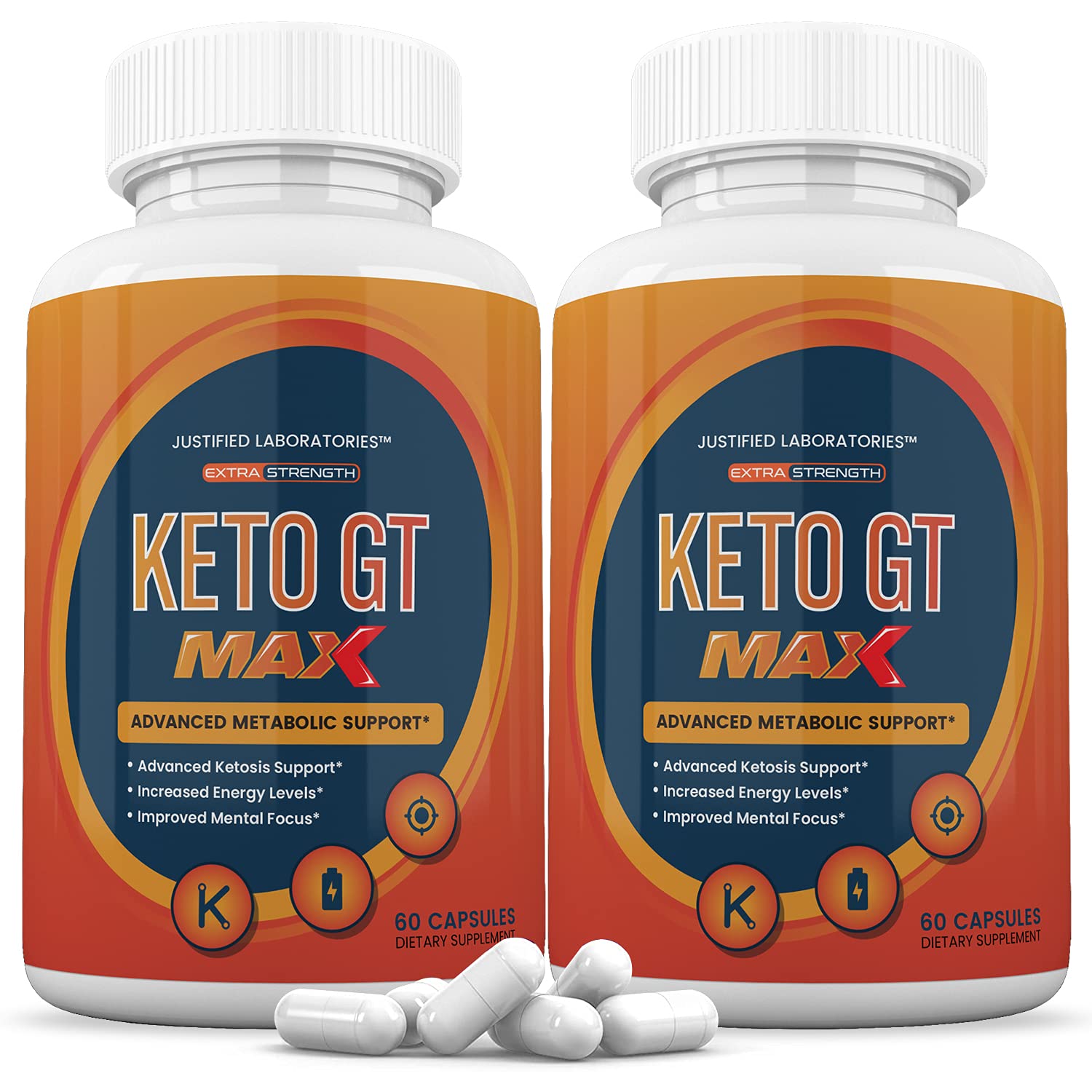 (2 Pack) Keto GT Max 1200MG Includes Apple Cider Vinegar goBHB Exogenous Ketones Keto Pills Supplement Premium Ketosis Support for Men Women 120 Capsule