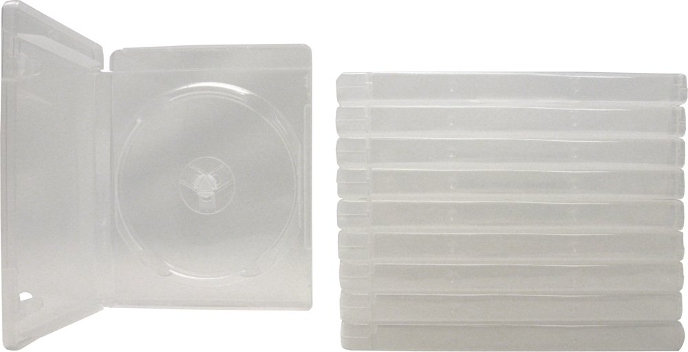 (10) Empty Standard Clear 14MM Replacement Boxes - Compatible with PlayStation 3 (PS3) - #VGBR14PS3CL