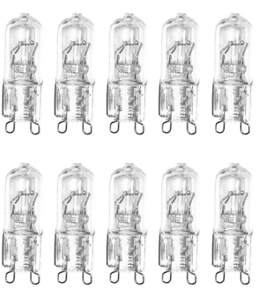 (10-Pack) 35 Watt Clear JC Type 35W G9 120 Volt 35Watts 120V Halogen G9 Bulbs T4 Looped Bi Pin