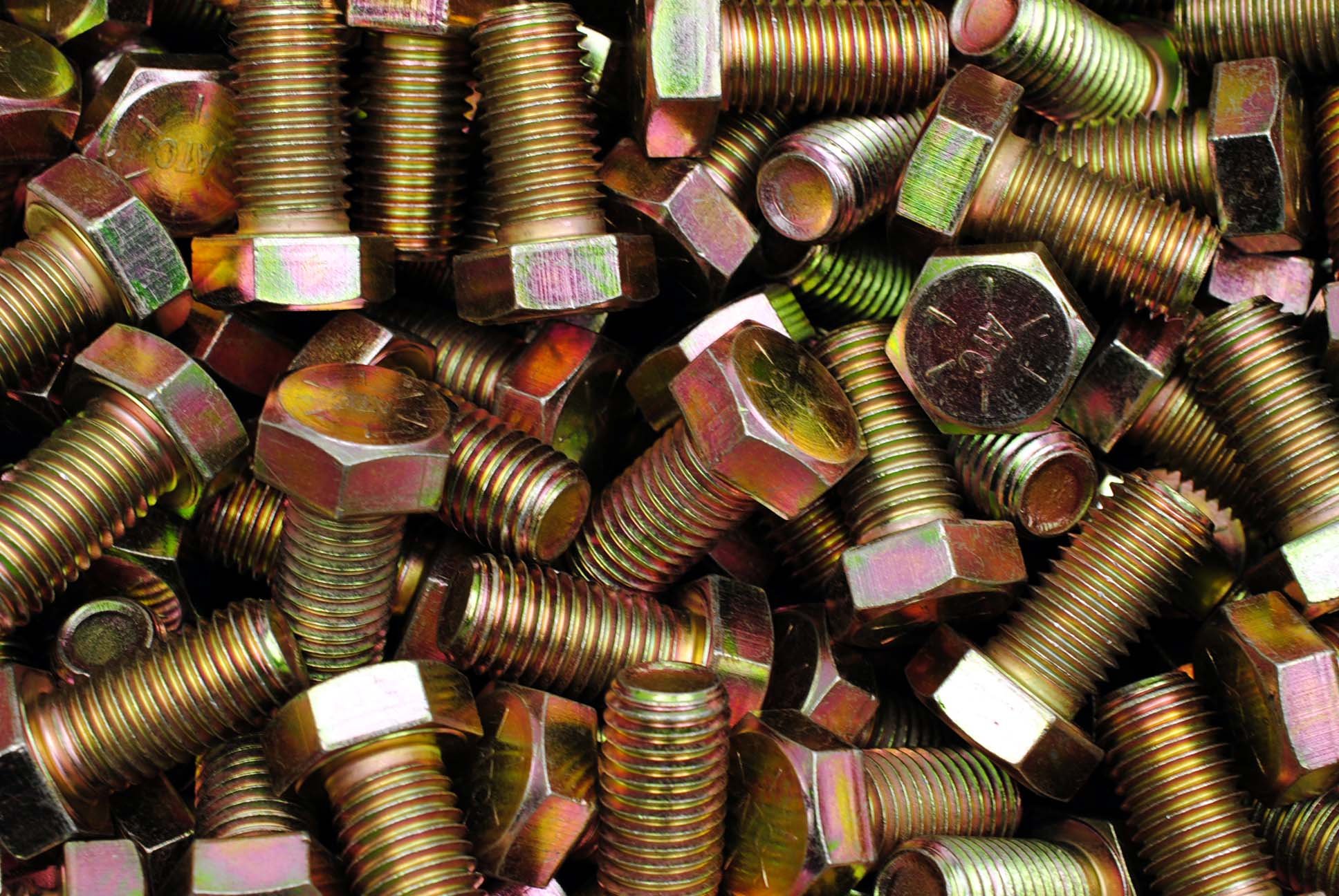 (20) Hex Head 3/4-10 x 1-1/2 Grade 8 Bolts Yellow Zinc Cap Screws