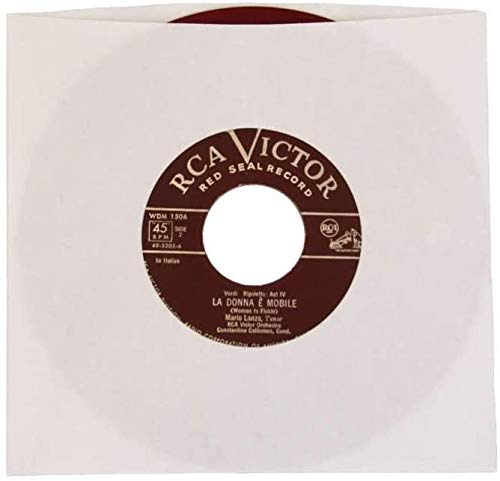 (1000) Archival Quality Acid-Free Heavyweight Paper Inner Sleeves for 7" Vinyl Records #07IW