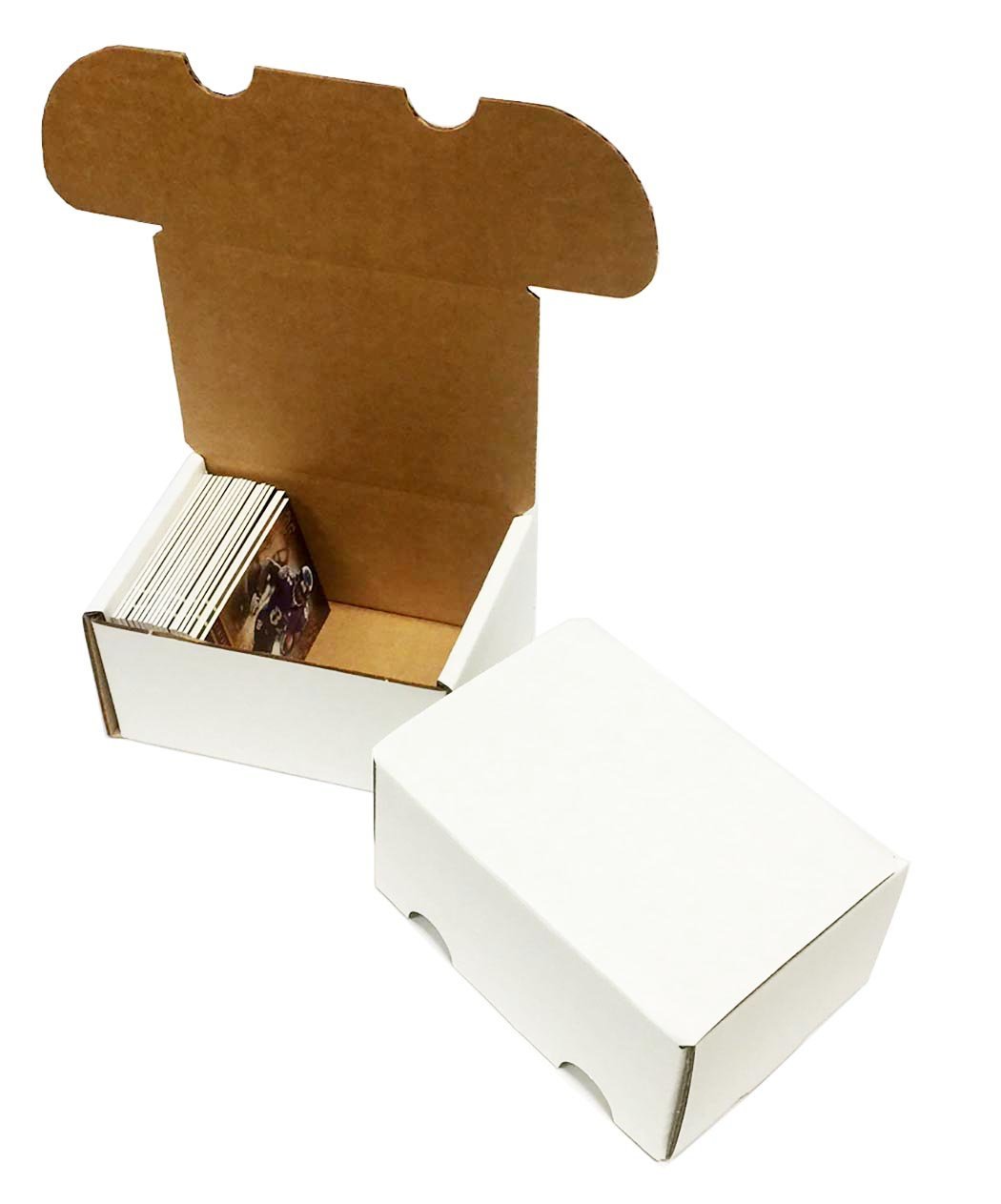 (12) 200 Count Corrugated Cardboard Storage Boxes by Max Pro for Baseball, Football, Basketball, Hockey, Nascar, Sportscards, Gaming & Trading Cards Collecting Supplies