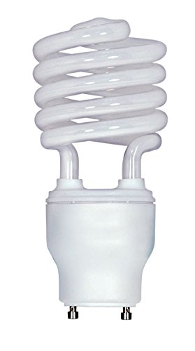 (2-Pack) Satco S8210 23-Watt 4100K GU24 Base Mini Spiral Compact Fluorescent Lamp, 100W Equal