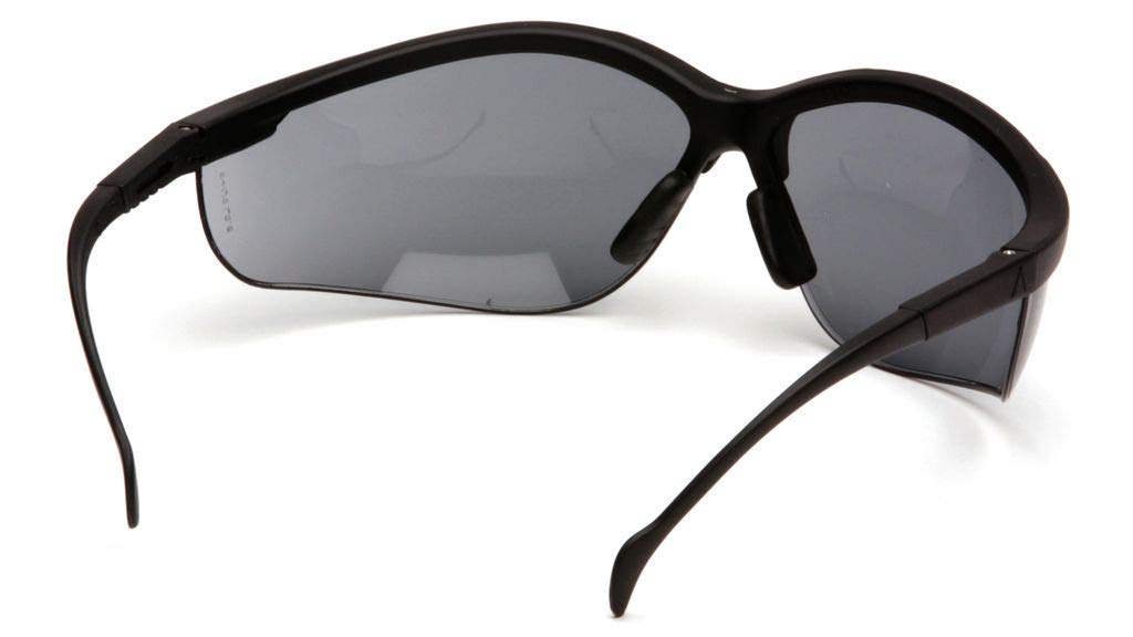 (12 Pair) Pyramex Venture II Glasses Black Frame/Gray Anti-Fog Lens (SB1820ST)