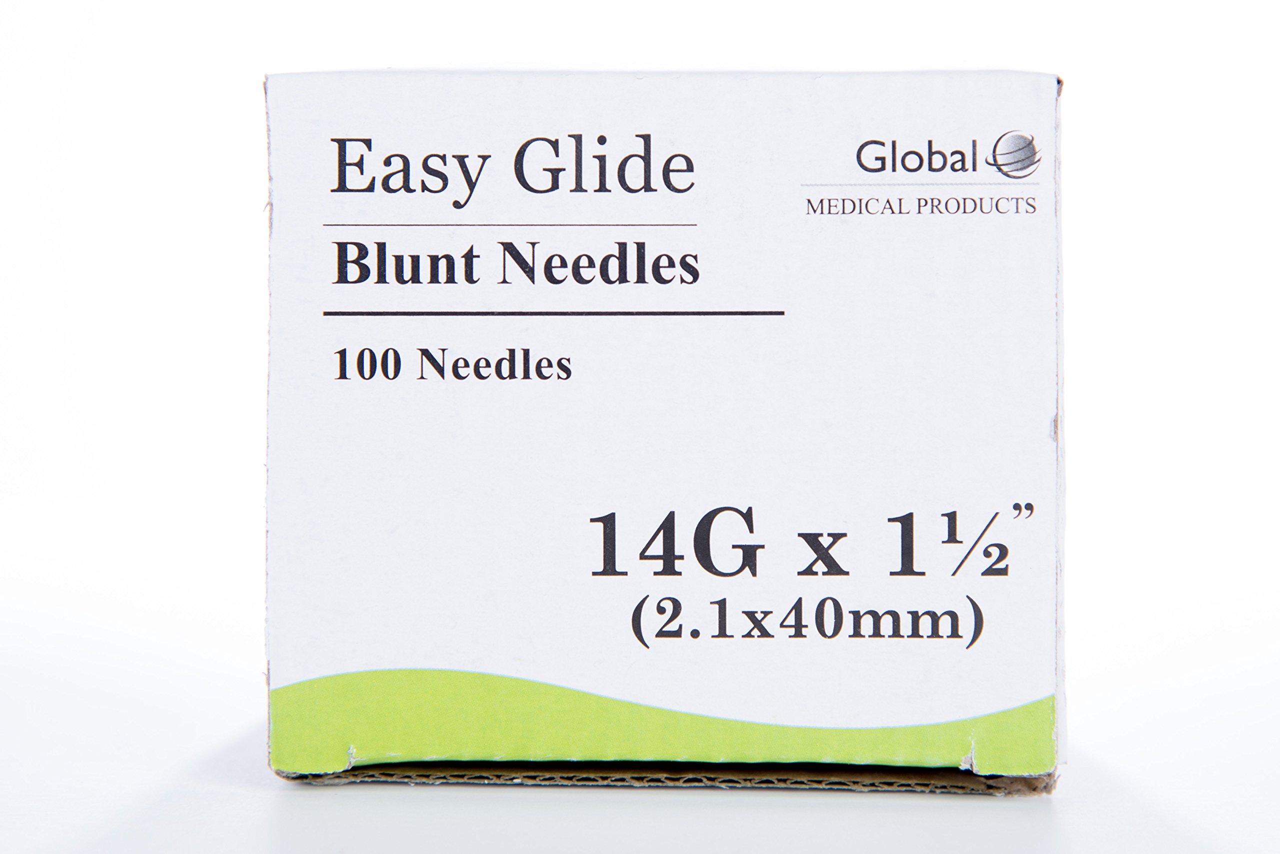 (QTY 100) 14 ga x 1-1/2" Dispensing Needle, Blunt Tip