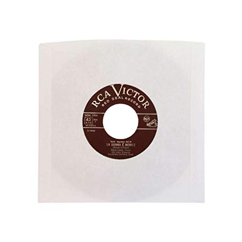 (2000) Archival Quality Acid-Free Heavyweight Paper Inner Sleeves for 7" Vinyl Records #07IW