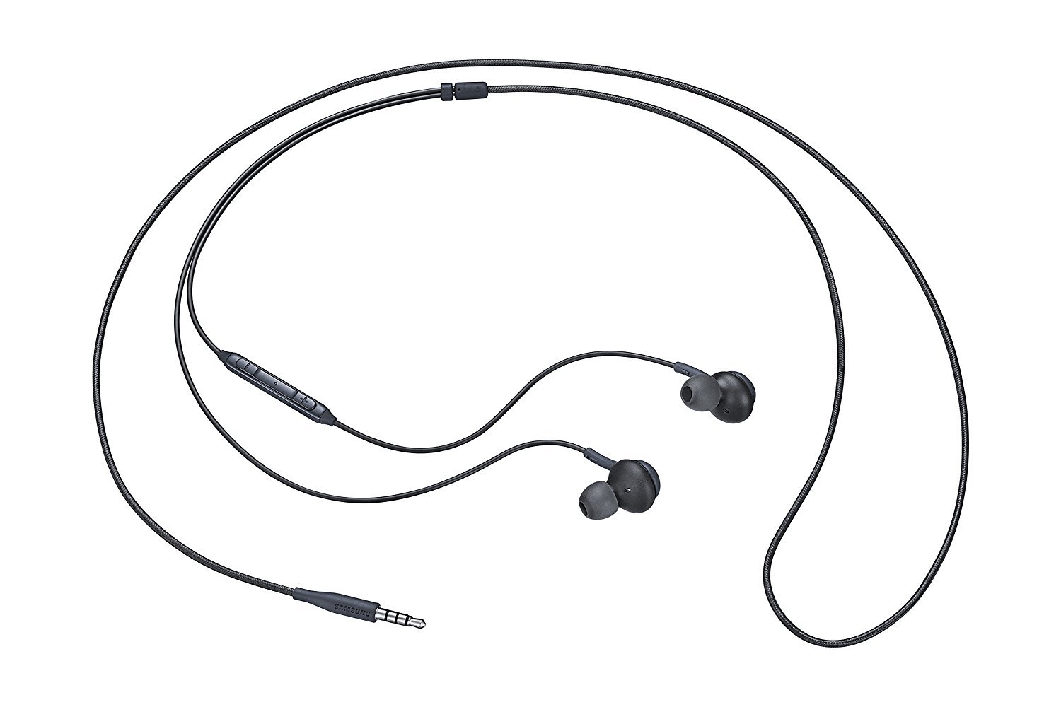 (2 Packs) 3.5mm Aux Wired in-Ear Headphones with Mic and Remote Control Compatible with Galaxy S10 S9 S8 S7 S6 S5 S4 Edge + Note 4 5 6 7 8 9 and More Android Devices-Black