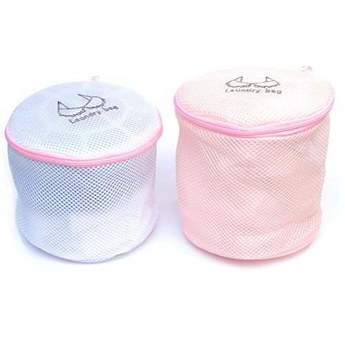 (2 Pcs) Laundry Bag Mesh Bra Washing Bag for Bras Intimates Lingerie and Delicates for Sorting and Washing Clothes