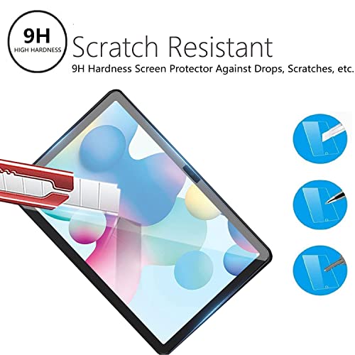 (2 Pack) TDA Glass Screen Protector for TCL Tab 10 5G 10.1" Tablet (Model: 9183W) 2022 Release/TCL TAB 10S 10.1 inch Tablet (Model: 9081X/9080G) Tempered Glass Screen Film, Anti Scratch, Bubble Free