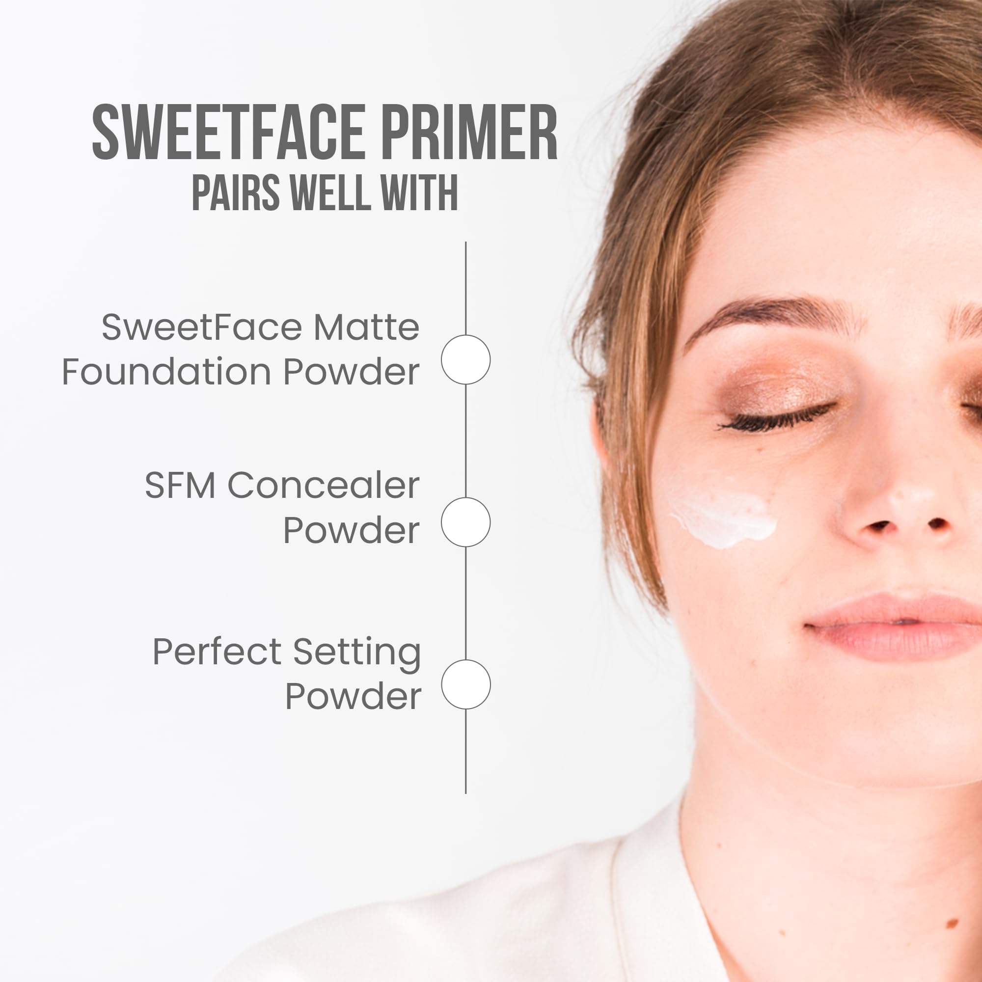 (3Oz)(SPF 30) Gel Primer for Face Before Makeup by Sweet Face Minerals, Foundation Primer, Hydrating Primer for Dry Skin, Dewy Primer, Moisturizing Primer, Primer Para Maquillaje