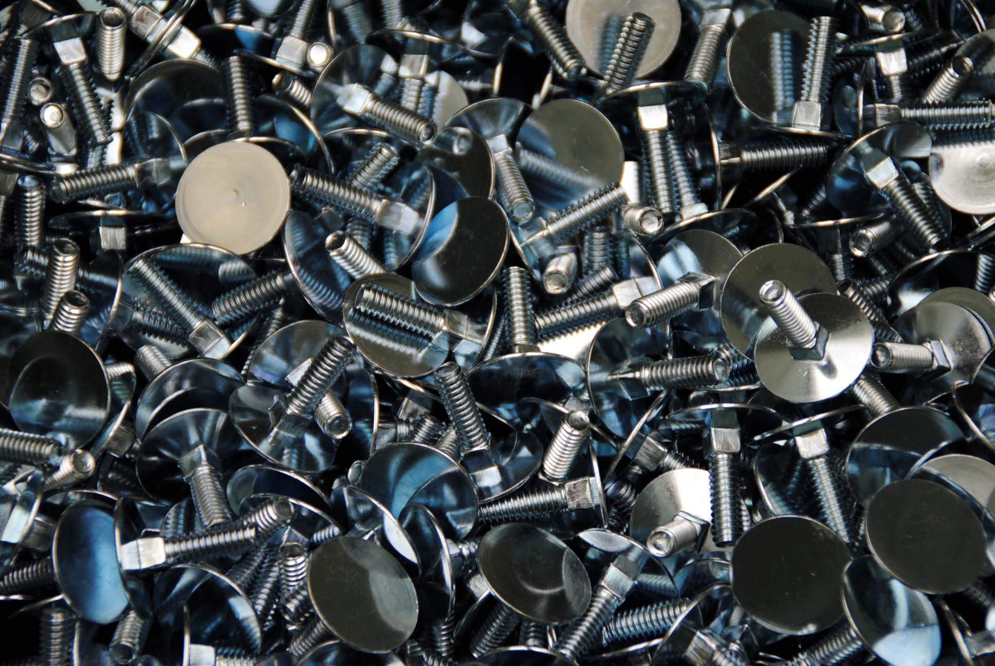 (200) Flat Elevator Bolt 1/4-20 x 1 Flush Mount Zinc Plated