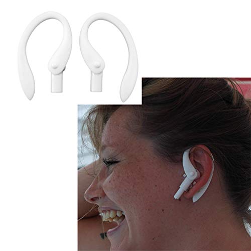 [ Compatible with Apple AirPods 1 & 2 ] 7 in 1 AirPods Accessories Set - TPU Gel Protective Case/Carabiner Keychain/Ear Hooks/Strap/Watch Band Holder - (Skulls Grunge Pattern)