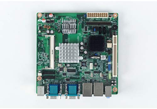 (DMC Taiwan) Intel Atom Mini-ITX with Dual VGA, 6 COM, and Dual LAN Ports