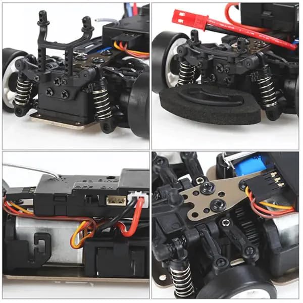 (HELIDIRECT) WLtoys 1/28 2.4G 4WD Brushed RC Cars Drift - RTR RC Toy Includes Battery and RC Transmitter, Remote Control Car High Speed RC Drift Car Replacing Mini RC Car Mini-Z