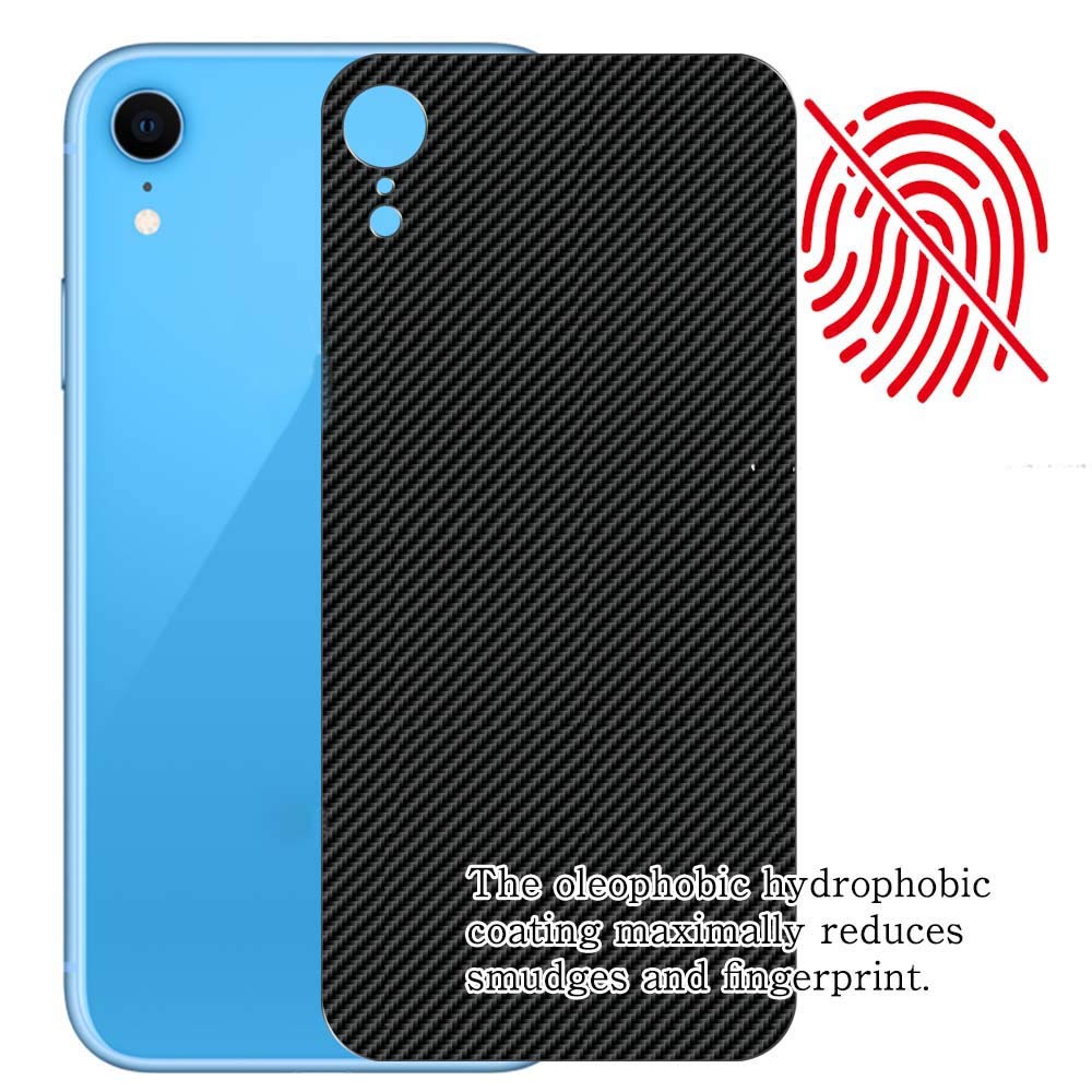 [2 Pack] Synvy Back Protector Film, Compatible with Google Nexus 9 8.9" nexus9 Black Carbon TPU Guard Skin Sticker [ Not Front Tempered Glass Screen Protectors ]