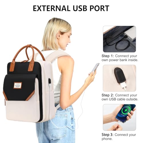 (2023 Fall Season New) Large Travel Backpack for Women, 40L Carry On Backpack Flight Approved, Backpack with Laptop Compartment, USB Charging Port, Shoes Compartment, Personal Luggage Backpack