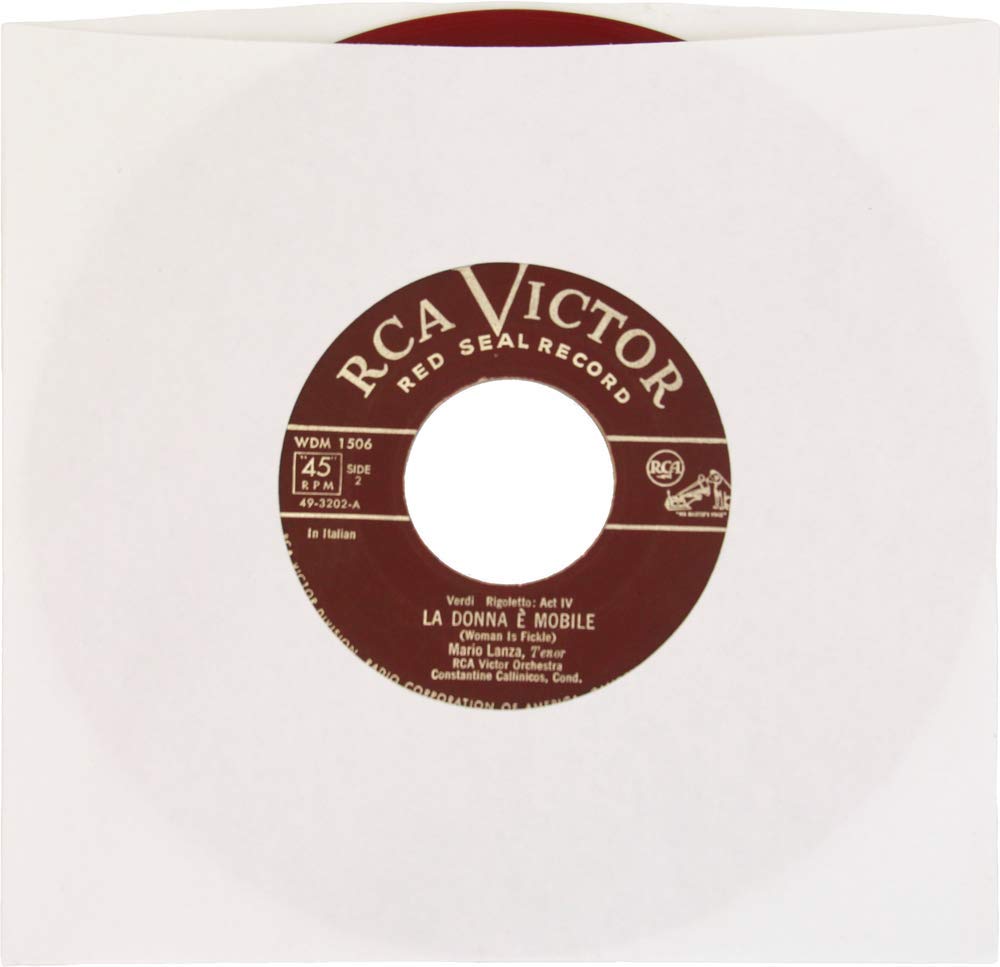(200) Archival Quality Acid-Free Heavyweight Paper Inner Sleeves for 7" Vinyl Records #07IW