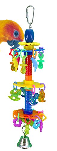 00943 Charmed Bird Toy Parrot Cage Toys Cages Parakeet Conure Cockatiel