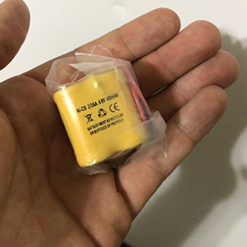 (5 Pack) D-2/3AA400MAH BL93NC484 MK Power MH29673 CUSTOM-196 Dantona BST Battery 4.8V OSA162 ANIC1361 4.8v 400mAh Ni-Cd Battery Replacement for Exit Sign Emergency Light