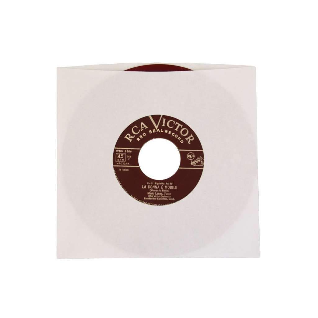 (500) Archival Quality Acid-Free Heavyweight Paper Inner Sleeves for 7" Vinyl Records #07IW