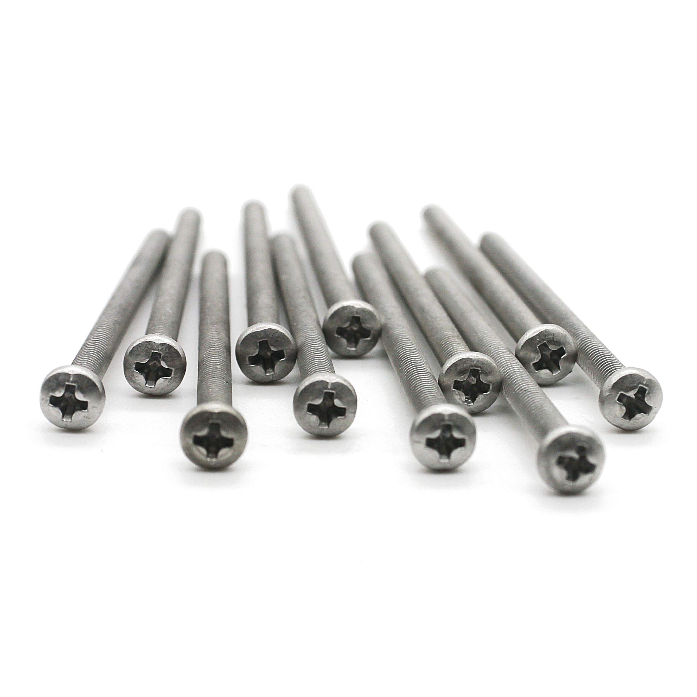 (50 pc) M3-0.5x50 mm Pan Head Phillips Machine Screws,18-8 Stainless Steel by Fullerkreg