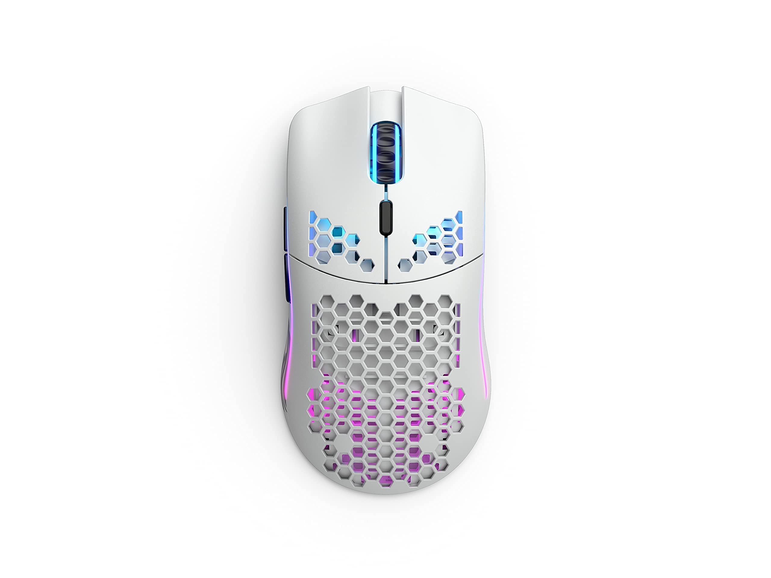 (Mouse + Ceramic Feet) Glorious Model O Wireless Gaming Mouse (Matte White) + Glorious G-Floats Polished Ceramic Mouse Feet for O/O- Mouse (Bundle)