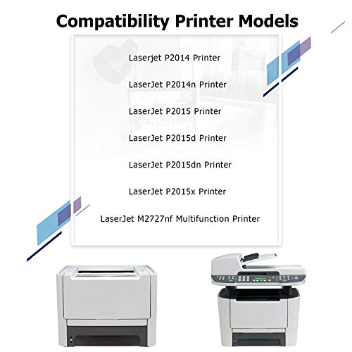 1 Pack 53A | Q7553A (Black) Compatible High Yield Toner Cartridge Replacement for HP Laser Jet P2014 P2014n P2015 P2015d P2015dn P2015x M2727nf Printers,Sold by Thurink.