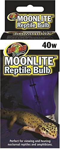 (3 Pack) Zoo Med Moonlight 40 Watt Reptile Bulbs
