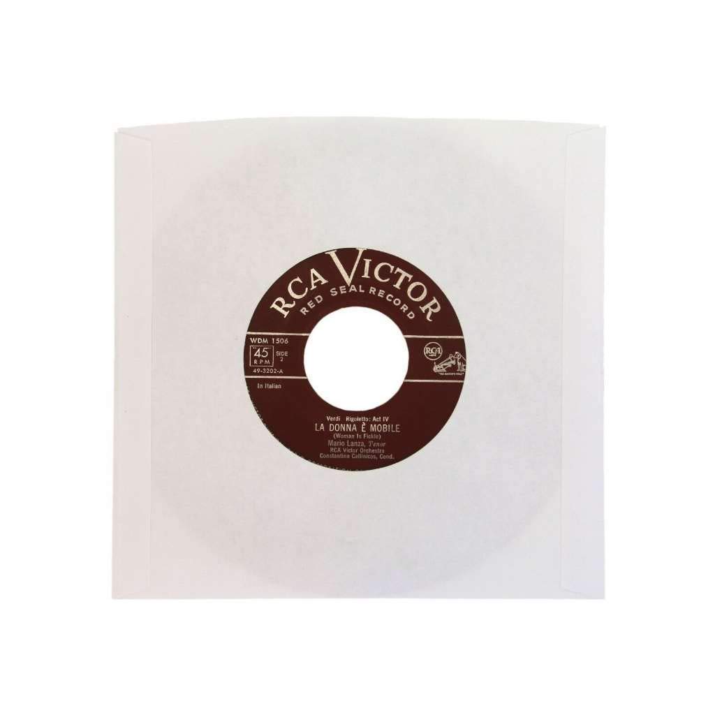 (500) Archival Quality Acid-Free Heavyweight Paper Inner Sleeves for 7" Vinyl Records #07IW