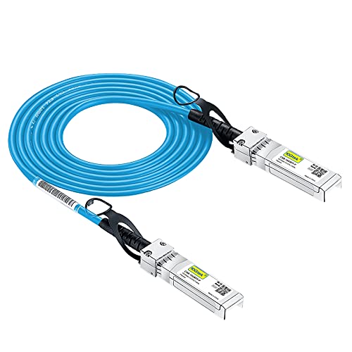 [Blue] Colored 10G SFP+ DAC Cable - Twinax SFP Cable for Juniper QFX-SFP-DAC-2M/ EX-SFP-10GE-DAC-2M, 2-Meter(6.5ft)