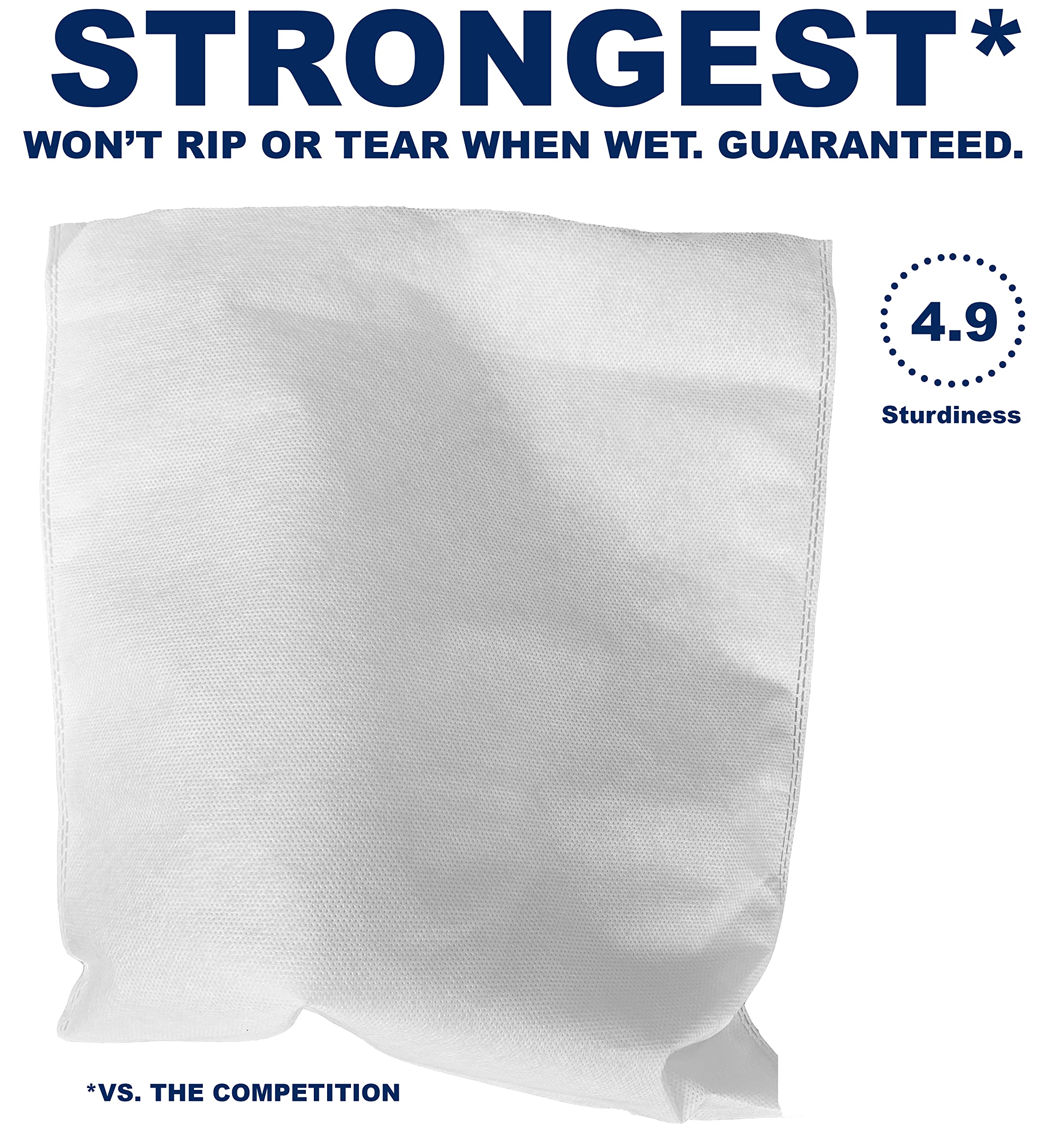 (20 Pack) Cold Brew Coffee Filters, 12" x 13" Compatible With Leading Cold Brew Coffee Makers