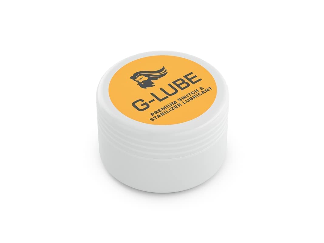 (Lubricant + Brush) G-Lube Glorious Switch Lubricant for Mechanical Keyboards and Stabilizers + Glorious Lube Brush for Mechanical Gaming Keyboard Switches and Stabilizers (Bundle)