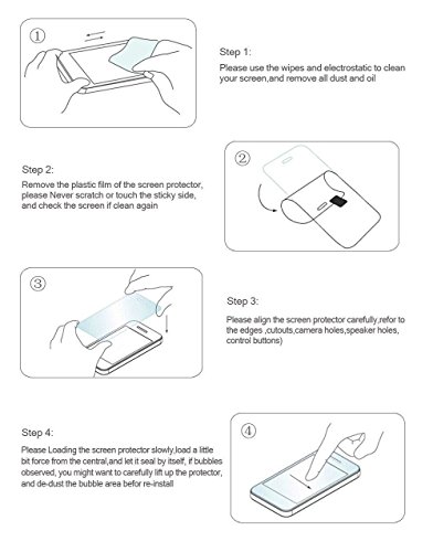 (Pack of 3) Tempered Glass Screen Protector for Gopro Hero 4 Session Hero 5 Session, Akwox 0.3mm 9H Hard Scratch-Resistant Camera Lens Film for GoPro Hero4 Session/Hero5 Session Camera Accessories