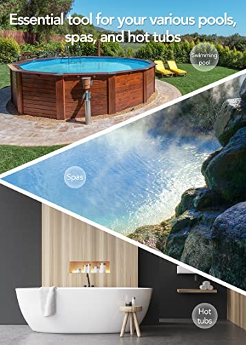 (2023 Upgraded) WYBOT Cordless Pool Vacuum with Telescopic Pole, Handheld Rechargeable Pool Cleaner for Deep Cleaning with 60 Mins Runtime, Powerful Suction, Ideal for Above Ground Pools/Spas/Hot Tubs