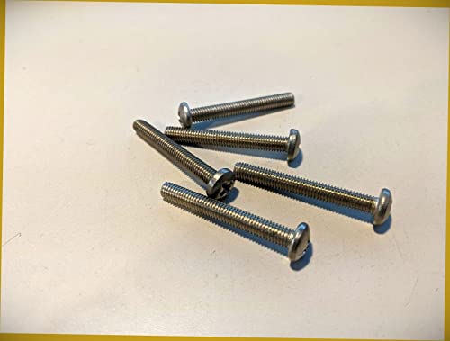 10-32 X 1-1/2" Phillips Pan Head Stainless Steel Machine Screw Metric Hardware Fastener Kit Set 25 Each