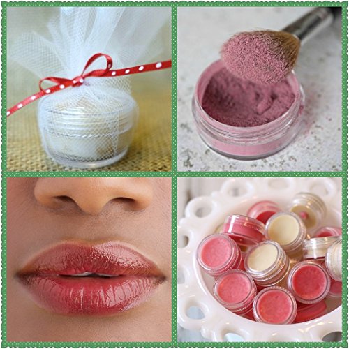 (50 Pieces, Black Lid) 5gram/5ml Round Clear Container Jars with Black Screw Cap Lids for Lip Balms, Makeup Samples Makeup Eye Shadow Nails Powder Jewelry - BPA Free