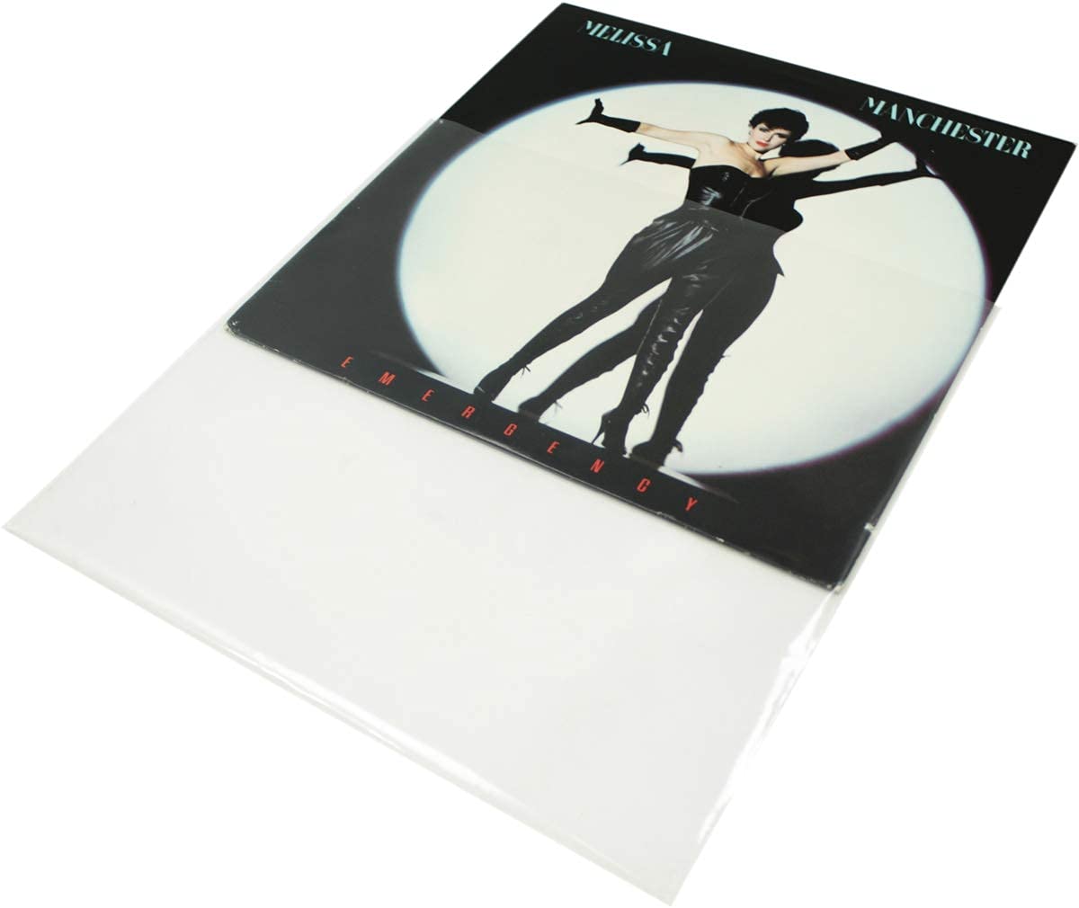 (500) 12" Record Outer Sleeves - INDUSTRY STANDARD 3mil Thick Polyethylene - 12 3/4" x 12 1/2"