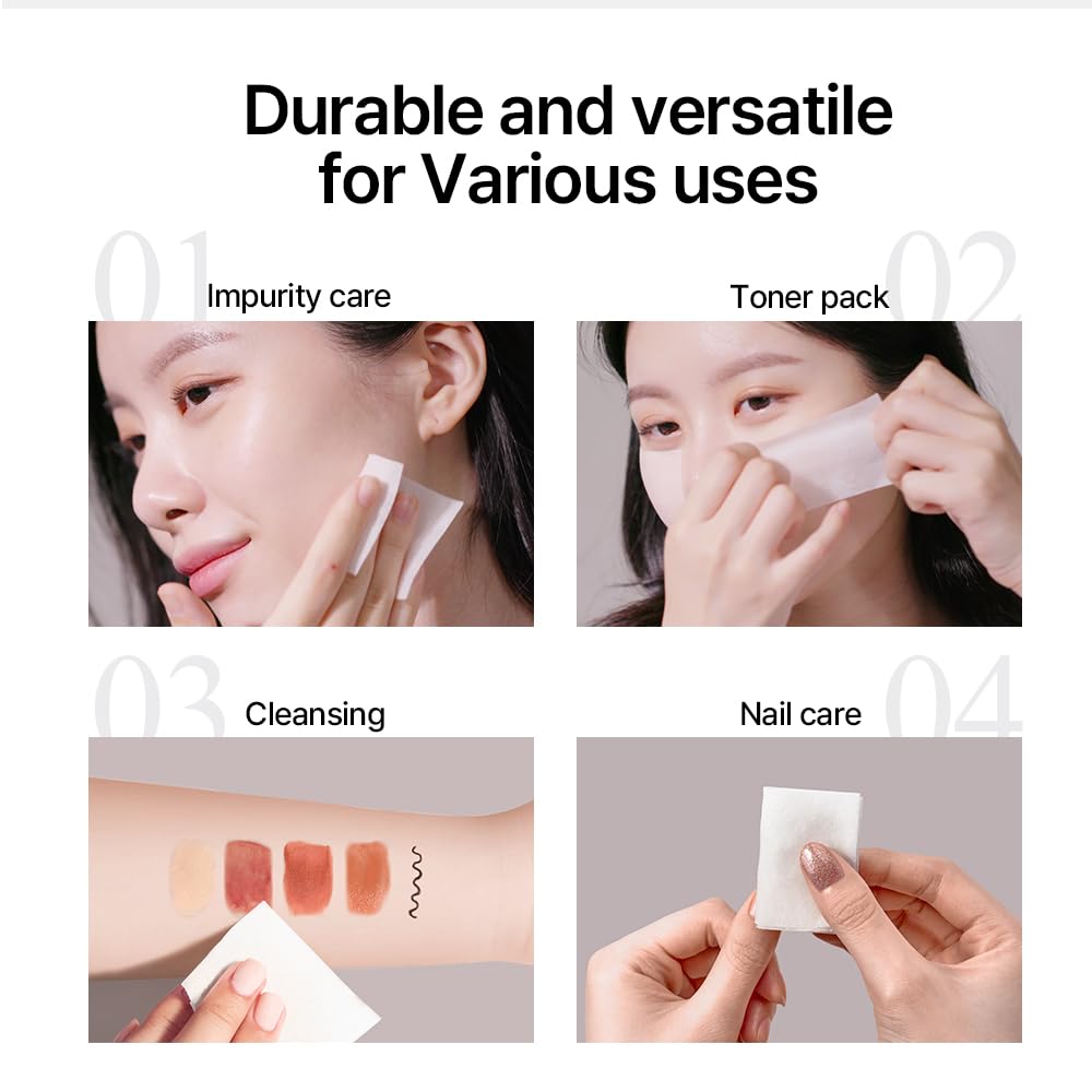 [PKY] Pyunkang Yul 1/3 Cotton Pad (160ea) / Gentle Cotton Pads, Skin-Friendly, Toner Application, Sensitive Skin, Korean Beauty, Thin & Soft Texture, Skincare essentialsB07TP2SMRD