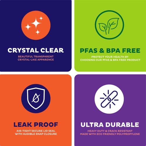 [200 Sets - 2 oz.] Small Plastic Containers with Lids, Jello Shot/ Condiment Cups, 2oz Dipping Sauce & Salad Dressing Container, Disposable Mini Portion Souffl, Ramekins, Pudding Cup