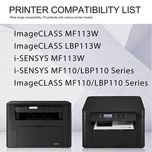 1-Pack 047 Black Toner Cartridge Compatible for Canon MF113W LBP113W MF110/LBP110 Series Printers Toner Cartridge,Sold by AcToner.